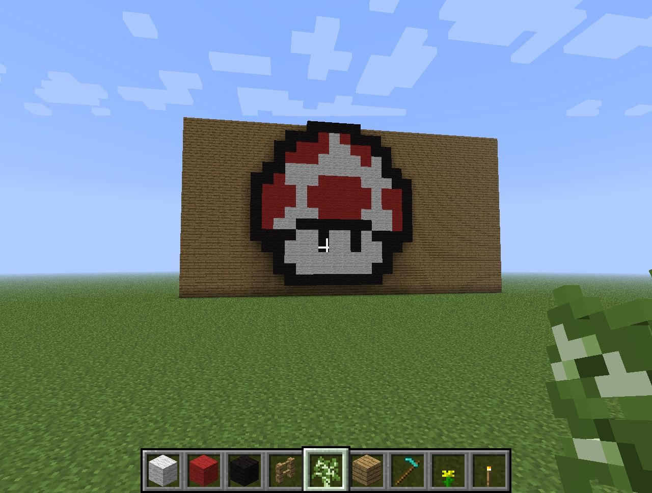 mario red mushroom Minecraft Map
