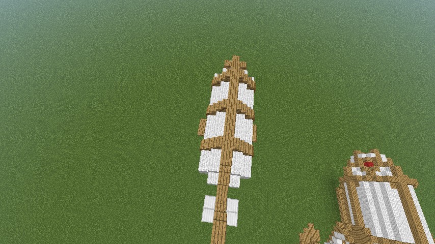 [Accalis fleet] Steampunk interceptor small blimp Minecraft Map