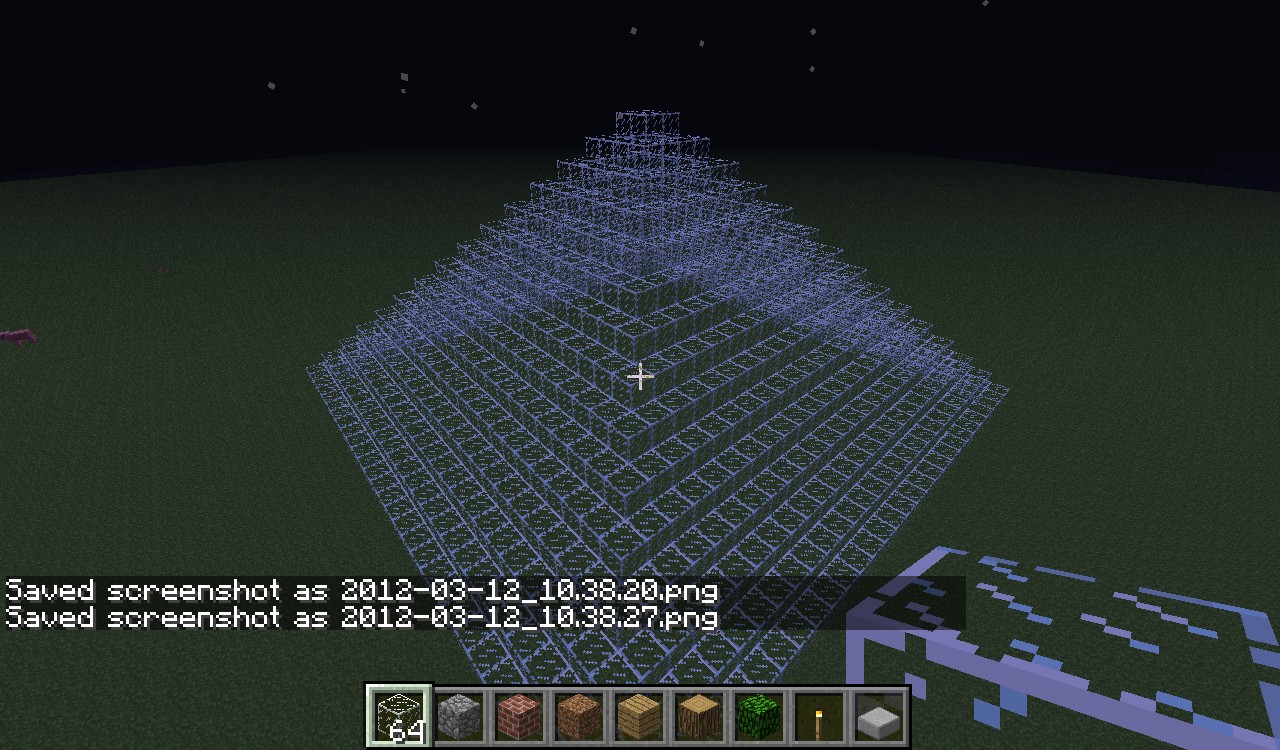 glass pyramid Minecraft Map