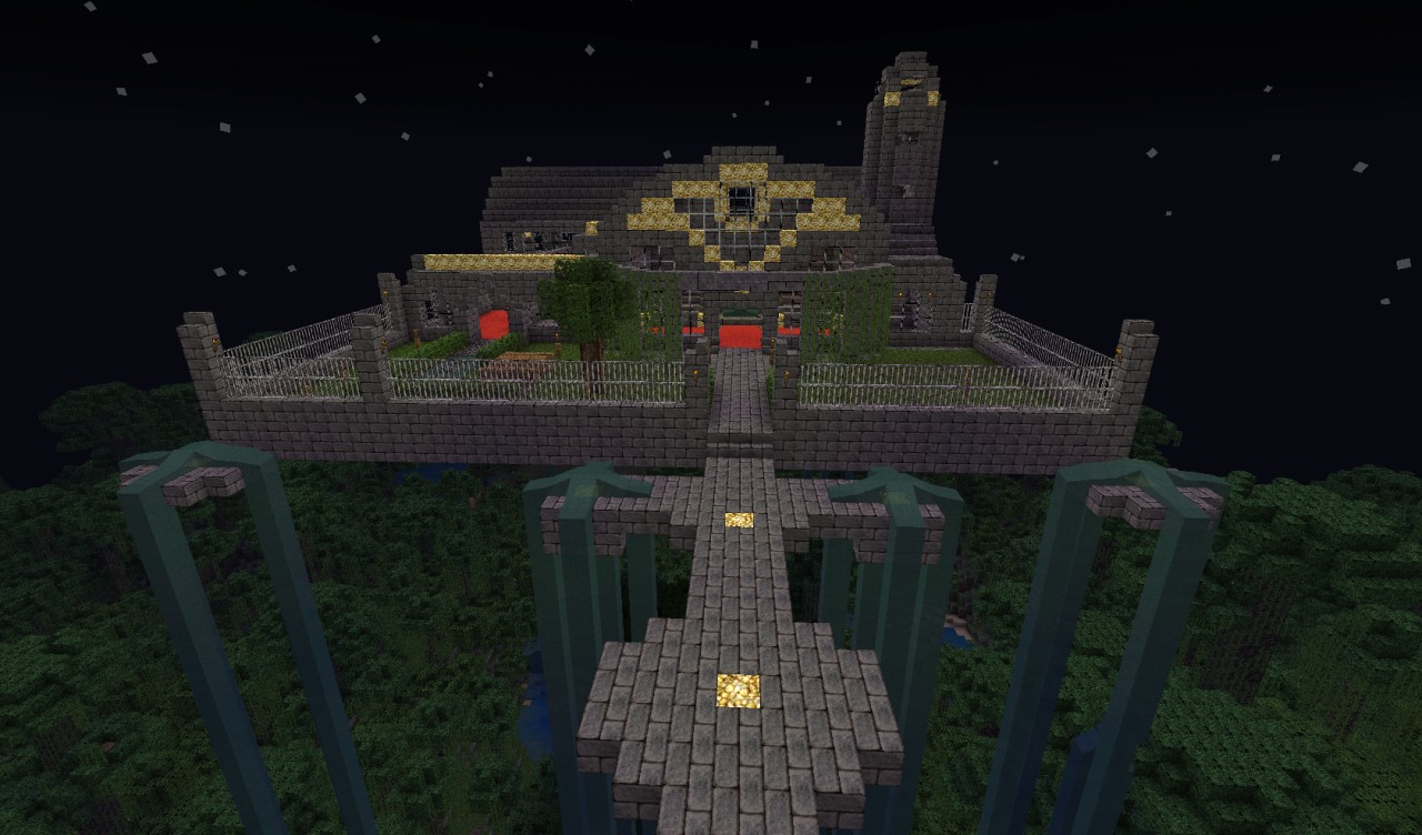 Floating mansion Minecraft Map
