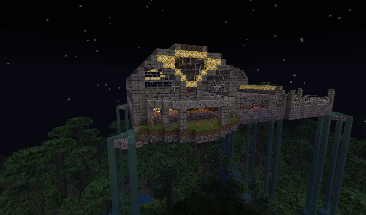 Floating mansion Minecraft Map
