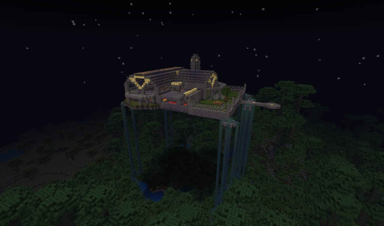 Floating mansion Minecraft Map