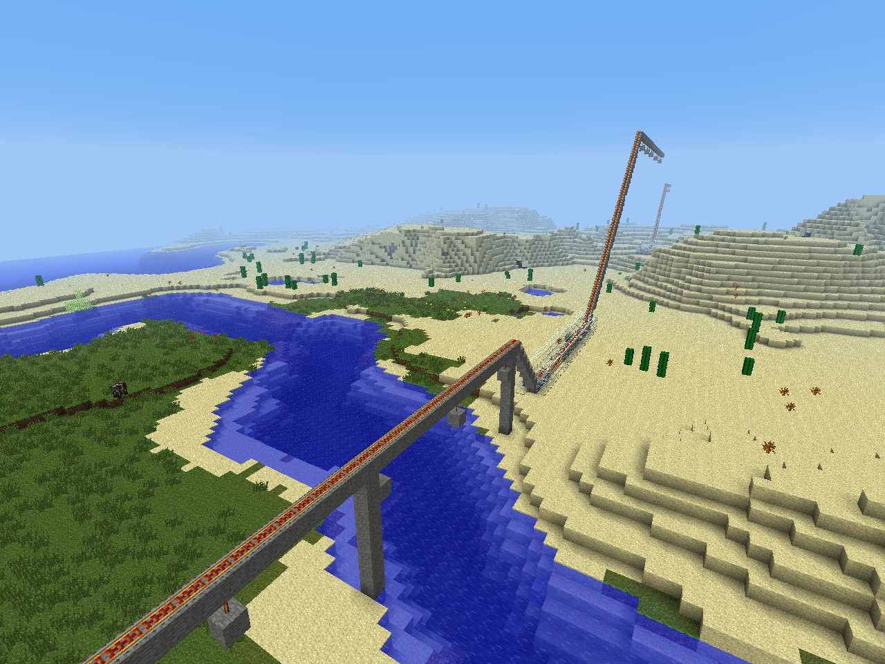 [EPIC]Biom Rollercoaster! Minecraft Map