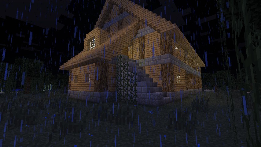Cabin fever - zombie apocalypse swamp house Minecraft Map