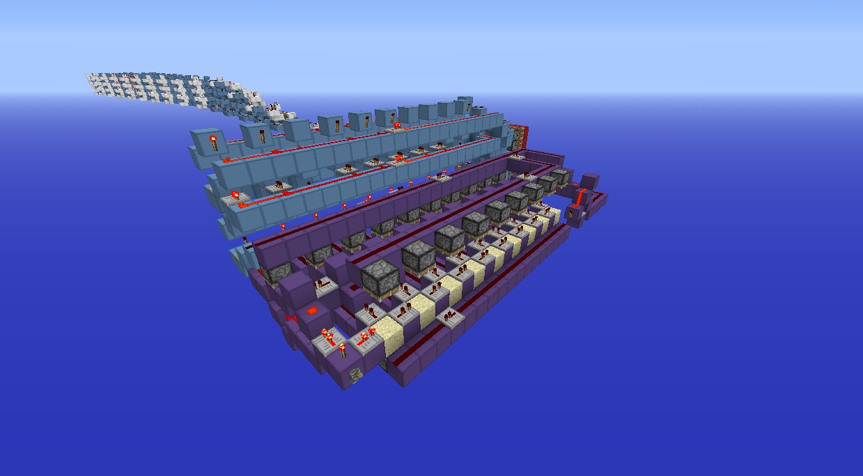 7 segment display - NEW design Minecraft Map