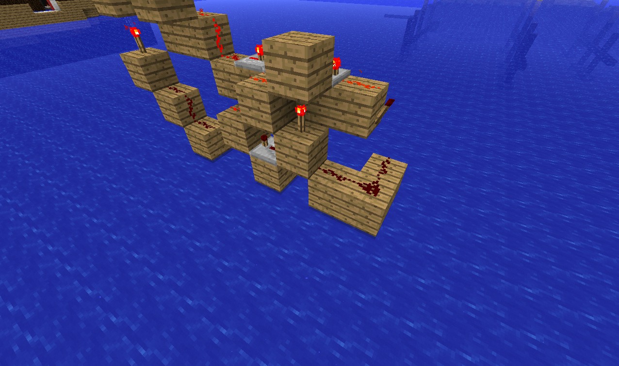 Dispensercannon with pistonhatch - awsoCus Minecraft Map