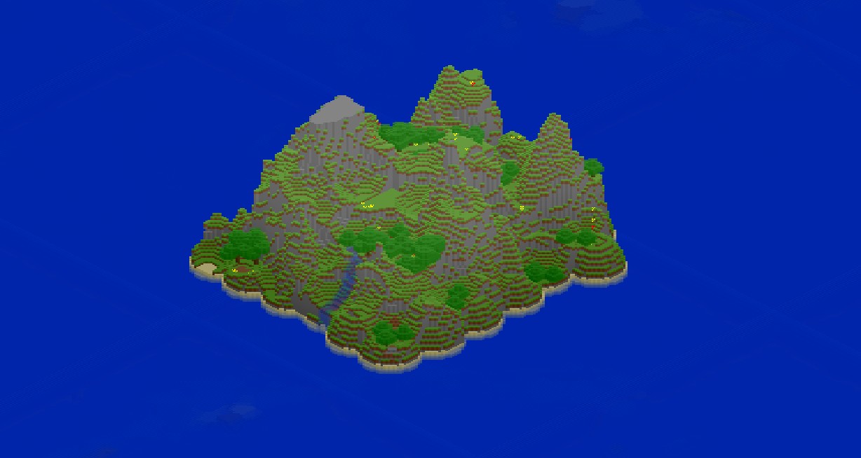 My First Terraforming Minecraft Map