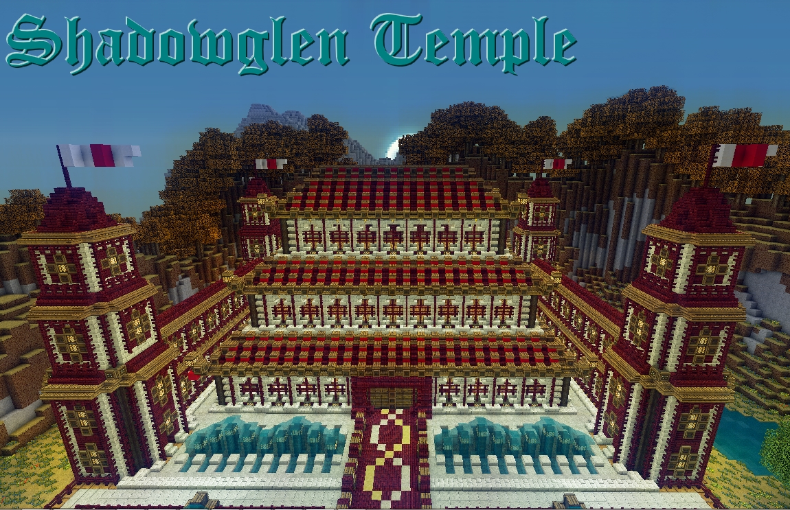 Minecraft Timelapse #1 - Shadowglen Temple Minecraft Map