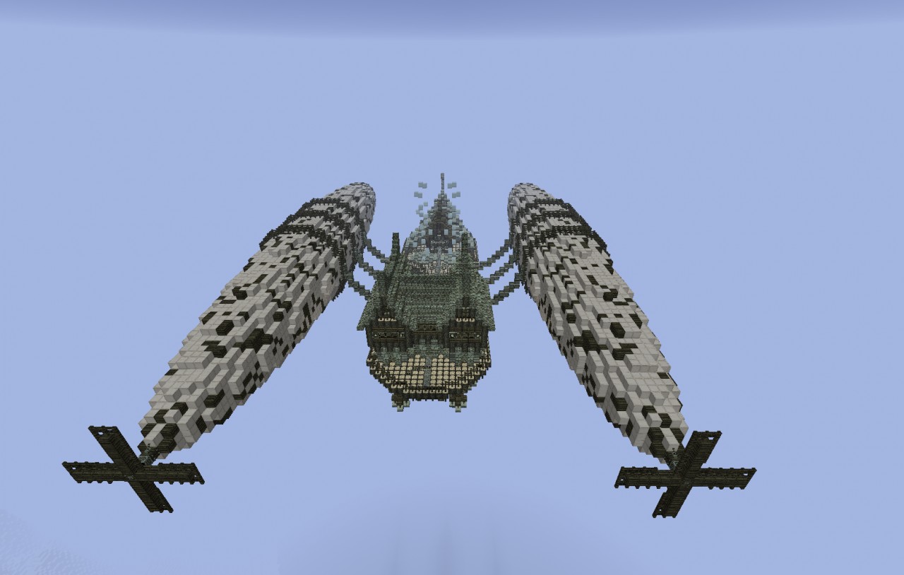 Ancient nordic airship Minecraft Map