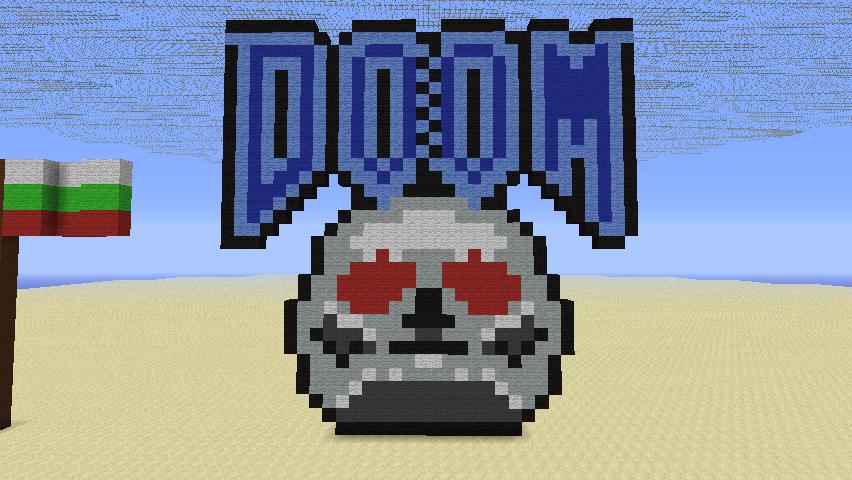 Doom Logo Minecraft Map