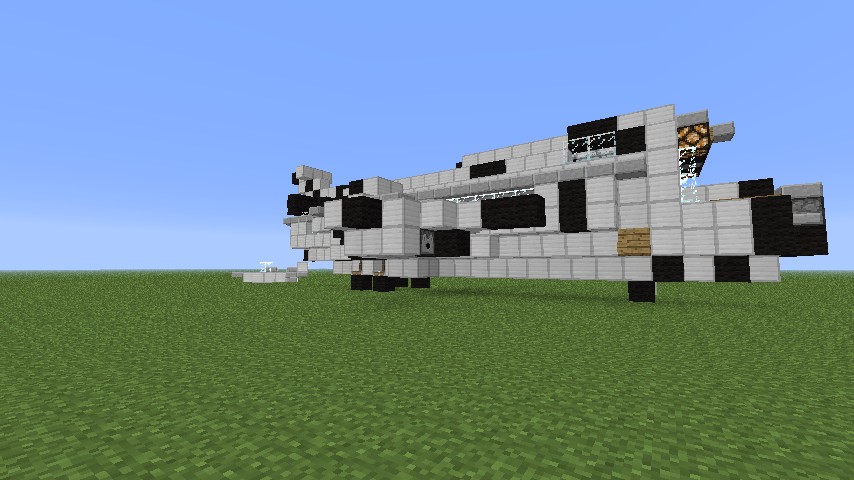 Zeppelin mod fullredstone aircraft ! Minecraft Map