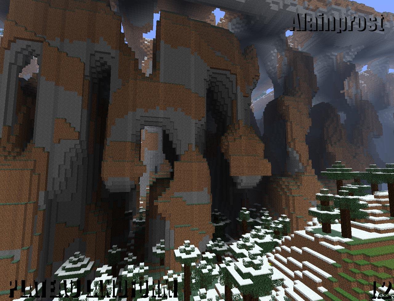 Plateau LandForm Minecraft Map