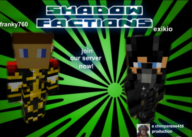 shadow factions survival pvp! Minecraft Server