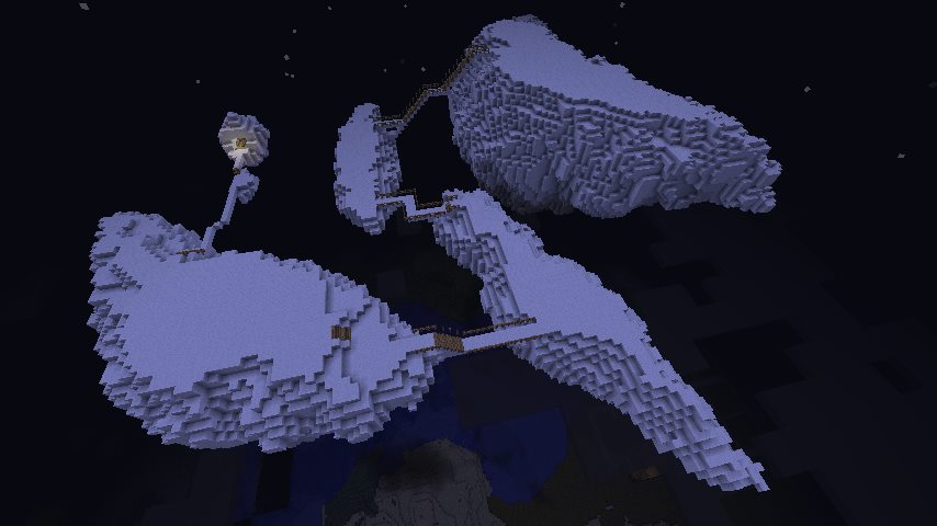 Floating server spawn Minecraft Map
