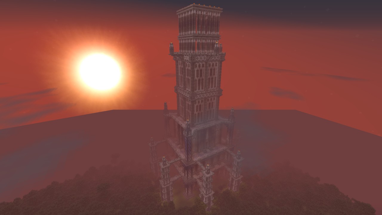 Massive Spawn Tower Minecraft Map