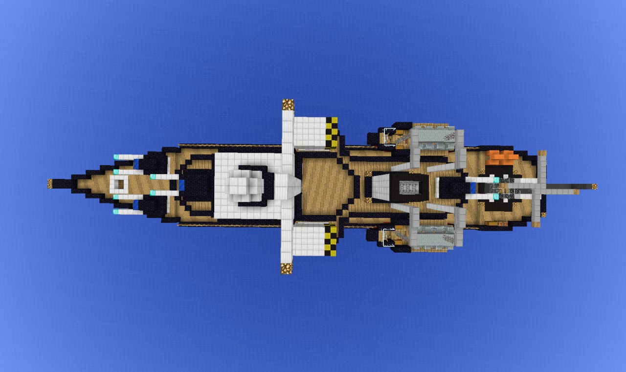 Explorer warship Minecraft Map