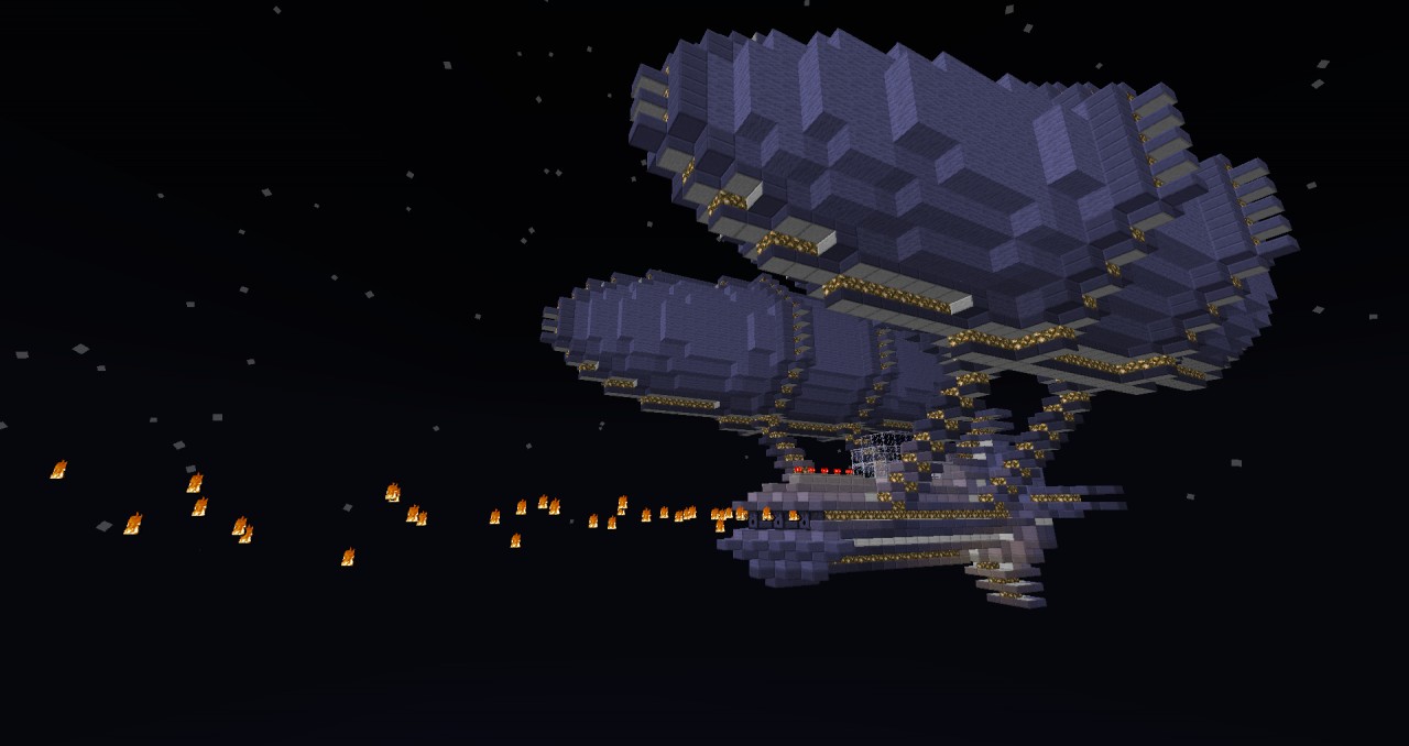 The Scintillant - Redstone Airship Corvette Minecraft Map