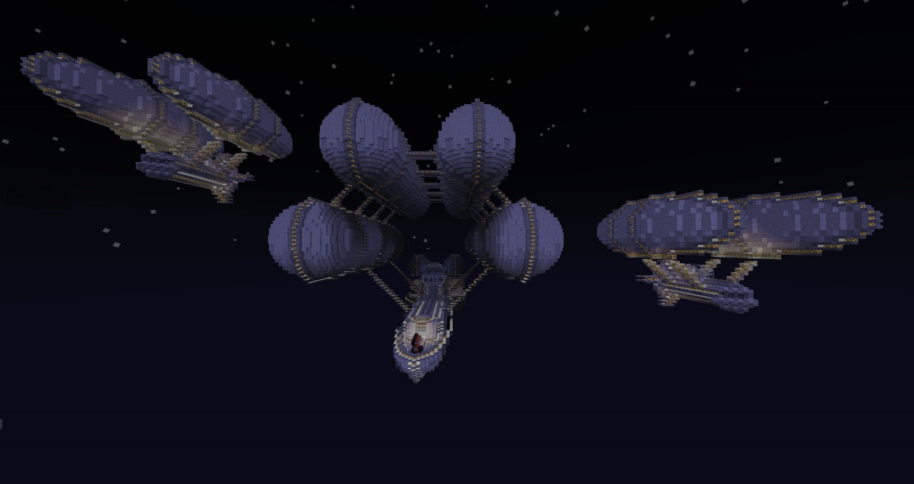 The Scintillant - Redstone Airship Corvette Minecraft Map