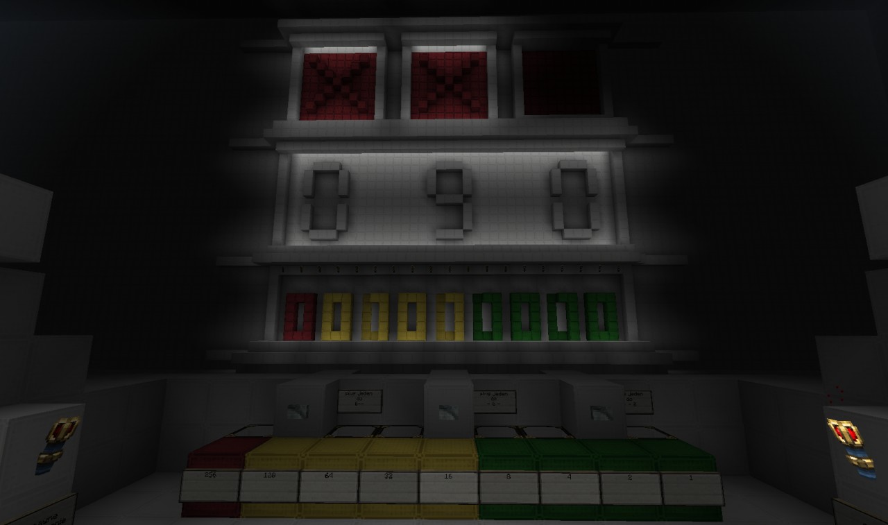 Binary game - Mini game Minecraft Map