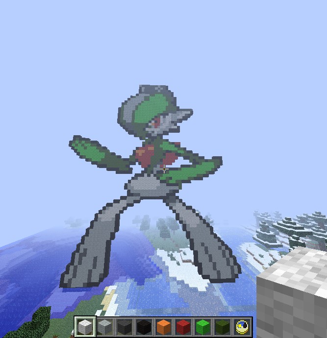 Gallade (cut off at old world height) Minecraft Map