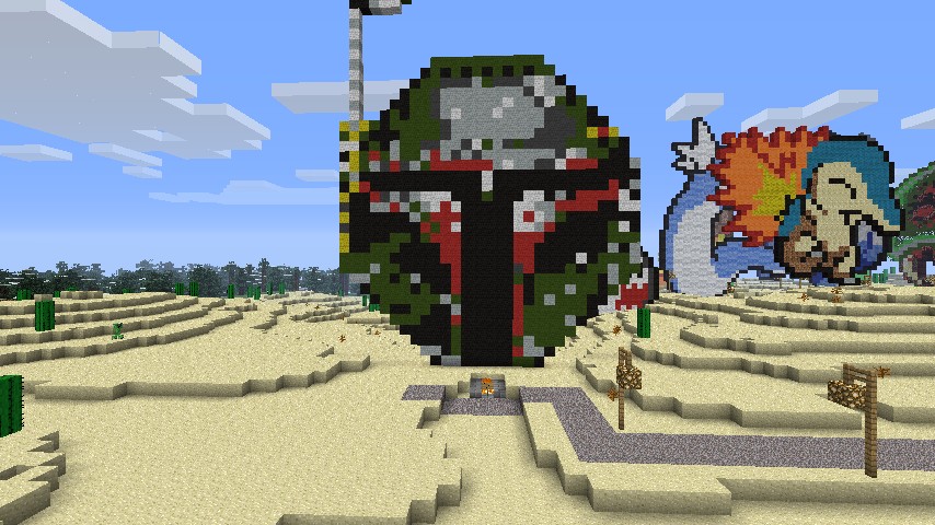Boba Fett's Helmet Minecraft Map