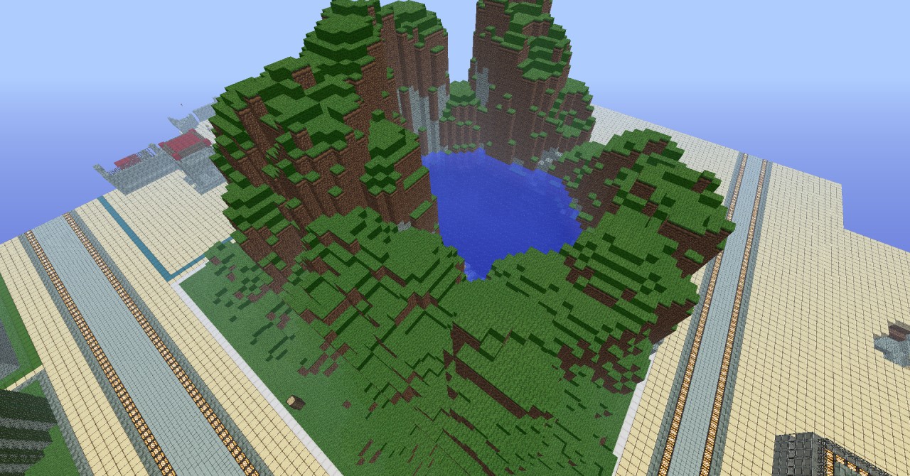 First Landscaping Minecraft Map