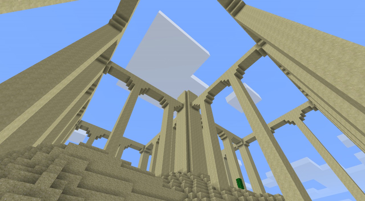 sand stone building Minecraft Map