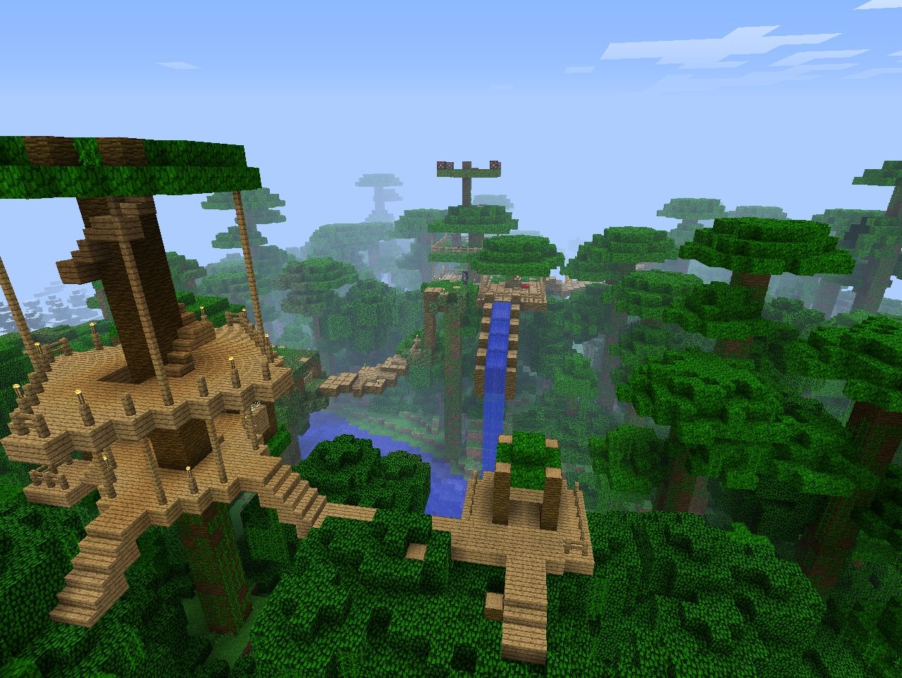 Tree Fort & coke [WORKING] Minecraft Map
