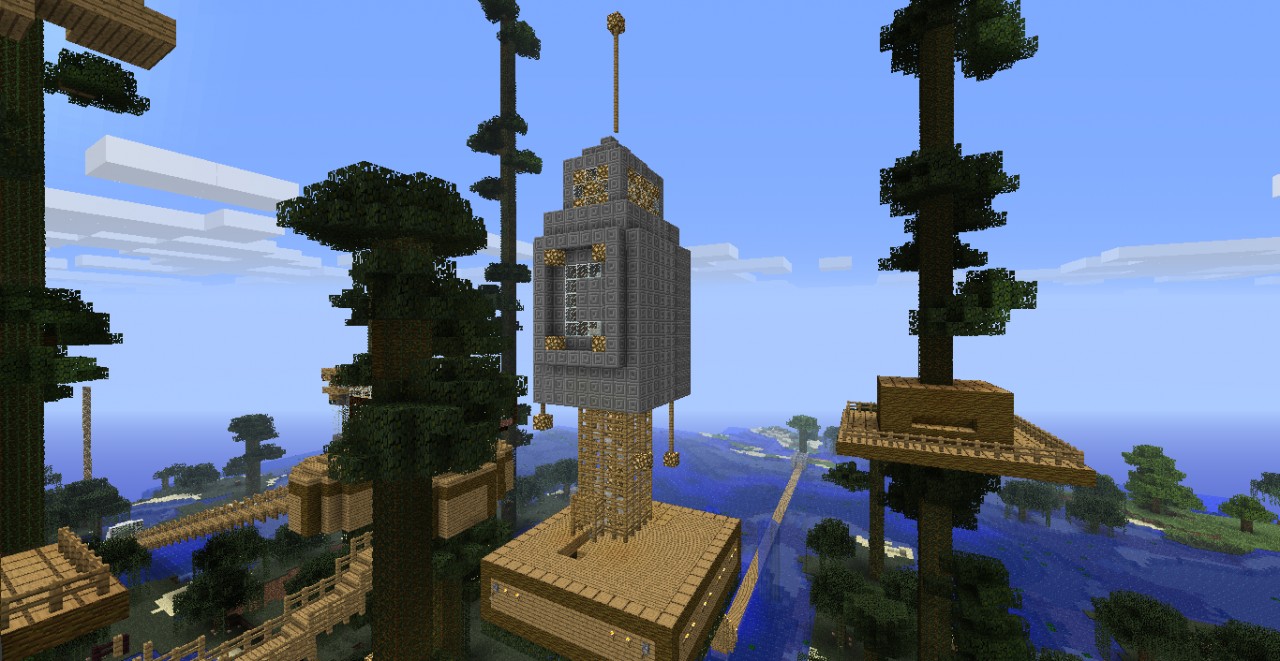 Casa's Tower In A Tree Minecraft Map