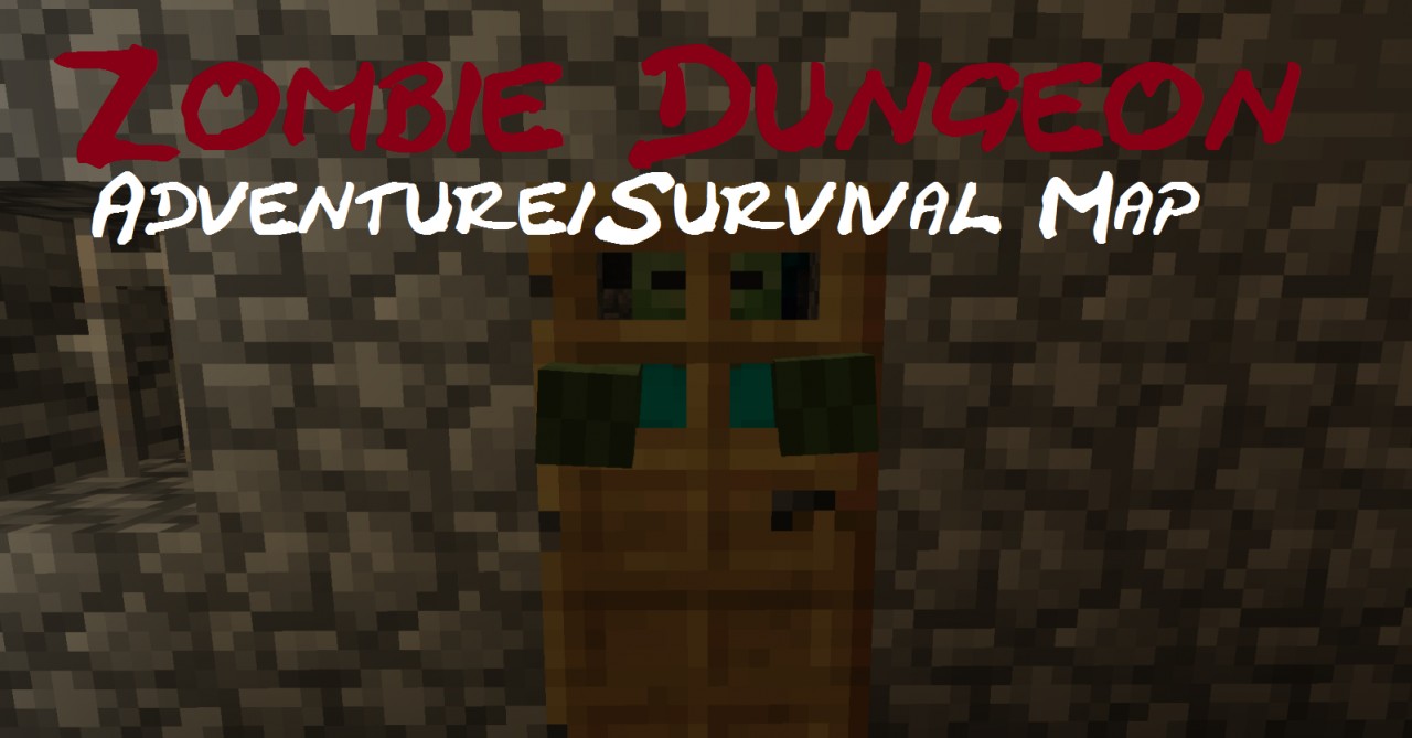 [1.2.3][ADV] Zombie Dungeon [V1.3] Minecraft Map