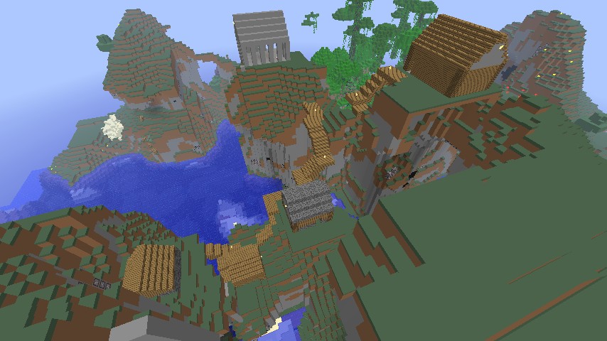 Mountain Village Minecraft Map