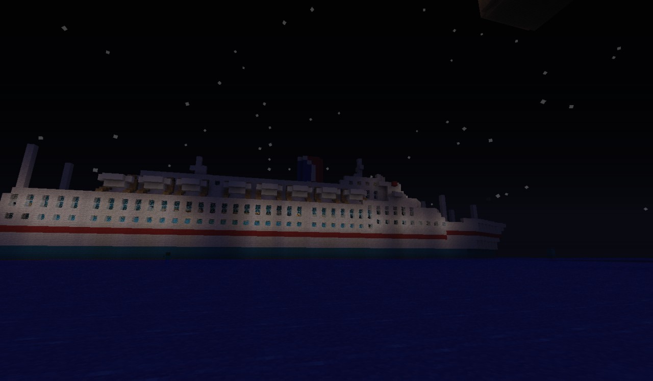 cruise ship carnival marid gras & ferry albatross III Minecraft Map