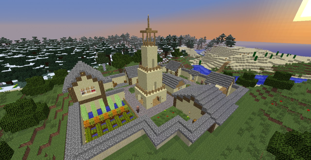 Ancient Chinese Village Minecraft Map