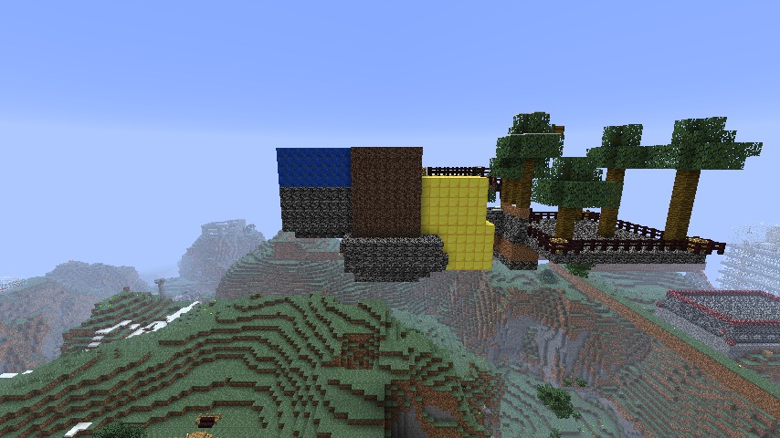 Floating PVP Arena Minecraft Map