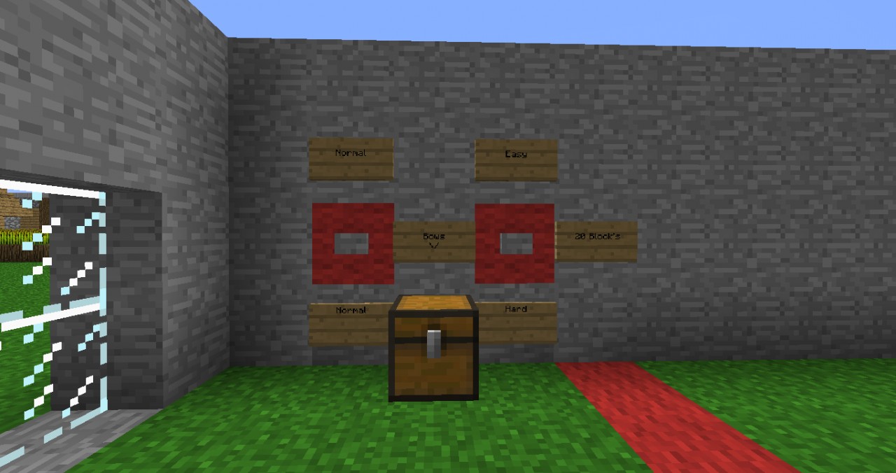 RedStone Gun Range Minecraft Map