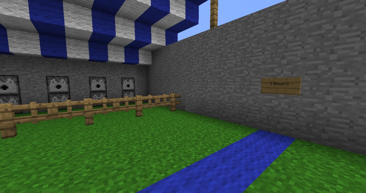 RedStone Gun Range Minecraft Map