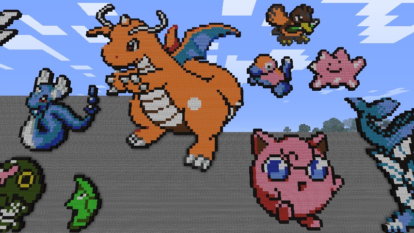 Pokemon art Minecraft Map