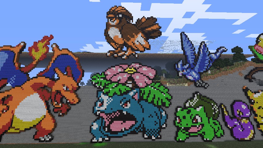 Pokemon art Minecraft Map