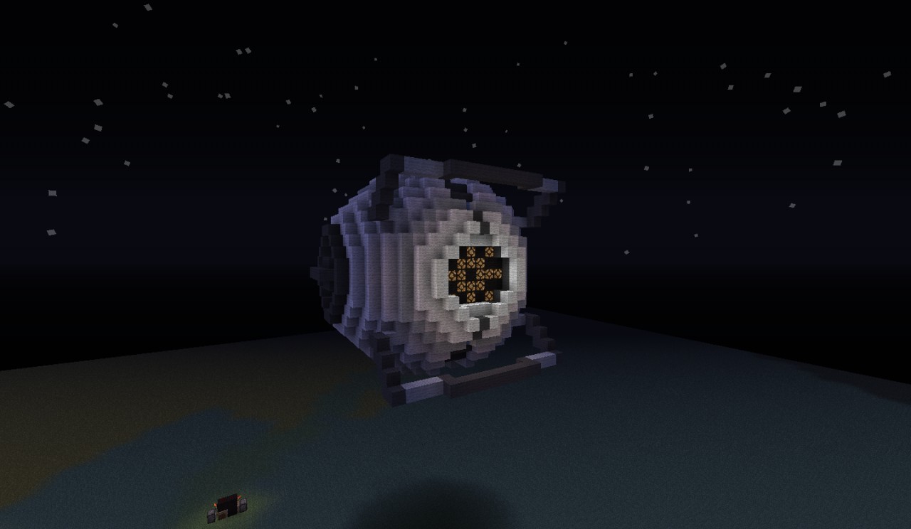 SPAAAAAACE Core from Portal 2 Minecraft Map