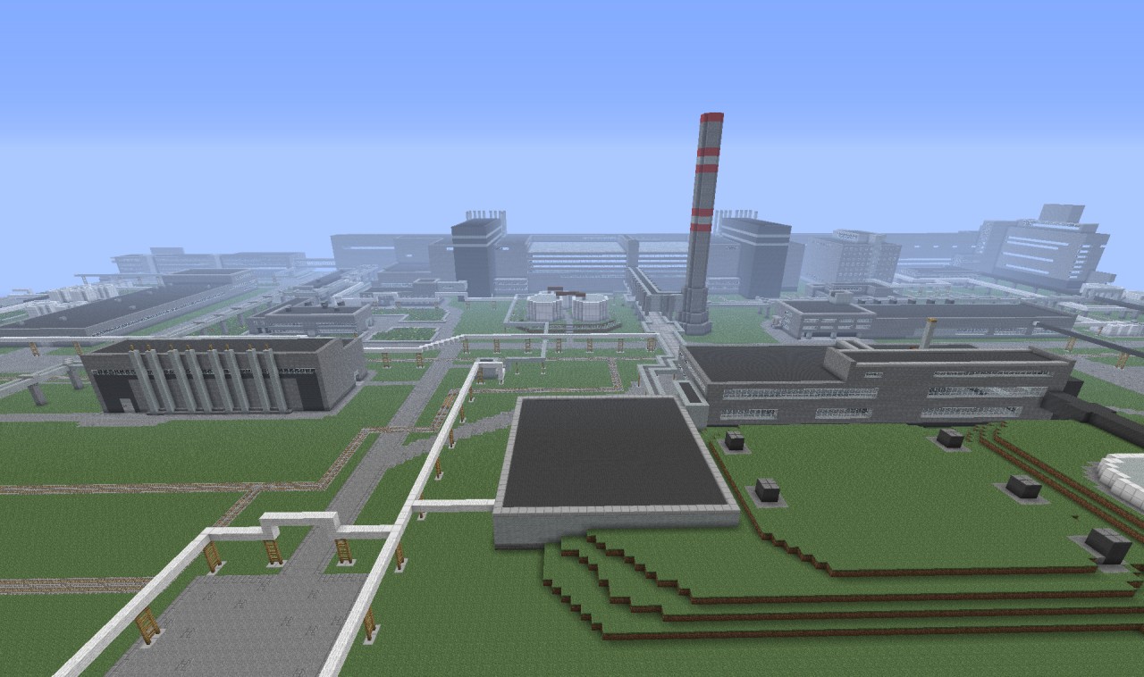 Chernobyl Nuclear Power Plant (ChNPP) Minecraft Map