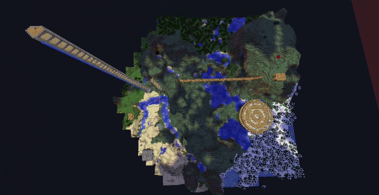 Singleplayer world of BGCrafter Minecraft Map