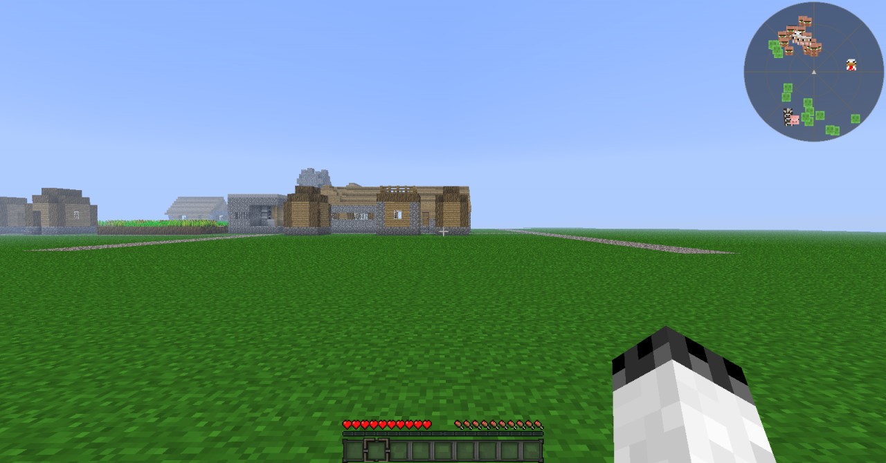 6 Diamonds In Blacksmiths chest! (Flatland Seed) Minecraft Map