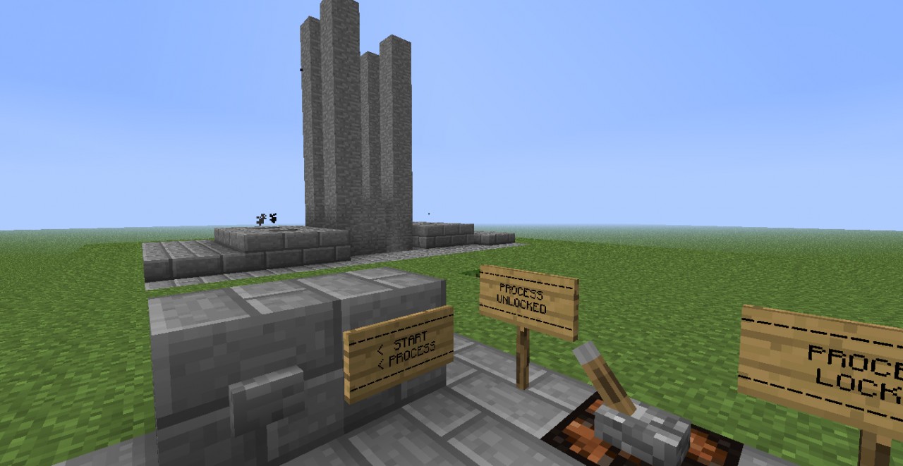 Automatic Stone Tower Machine Minecraft Map