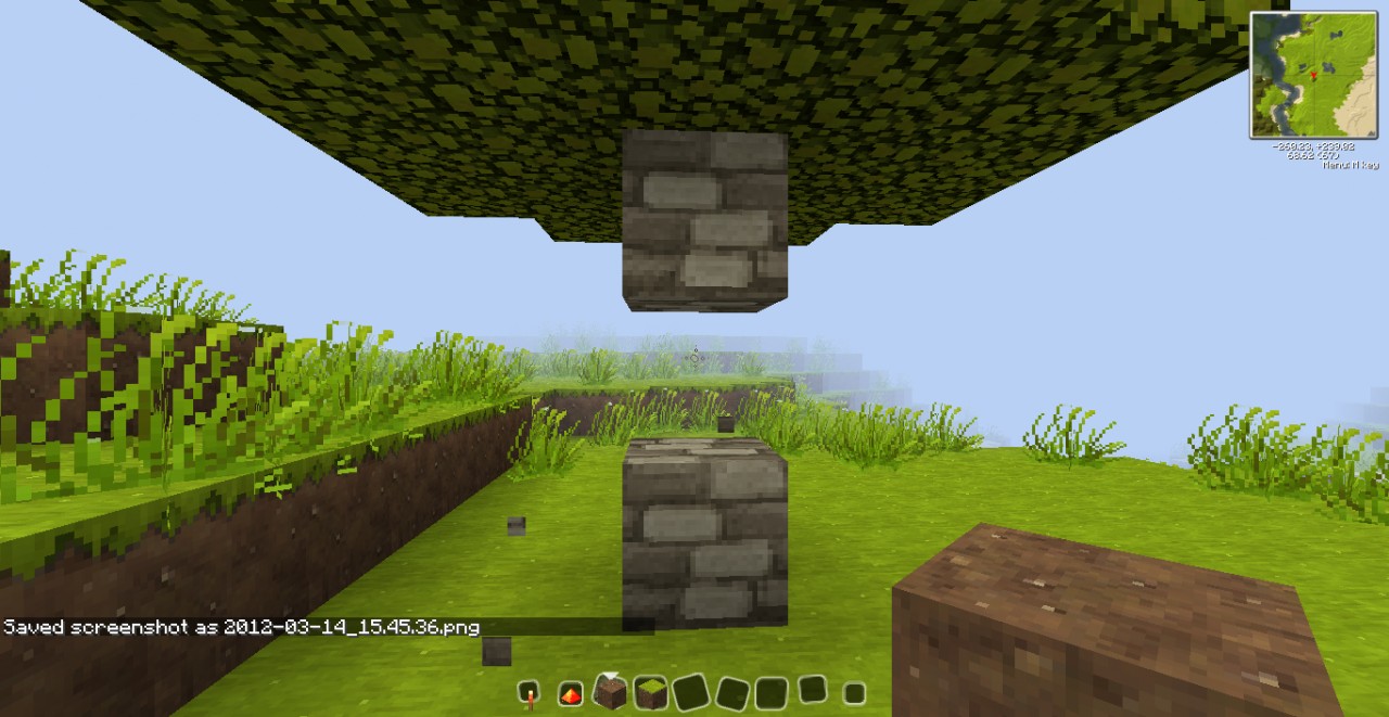 Cobblestone Tree Minecraft Map