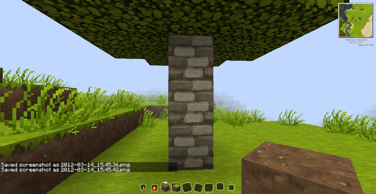 Cobblestone Tree Minecraft Map