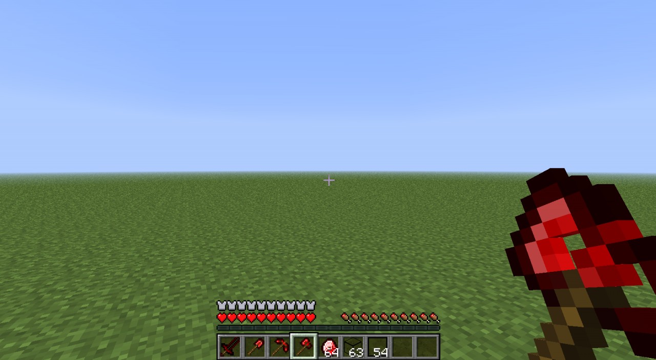 Red Diamond + Clear Glass Minecraft Texture Pack