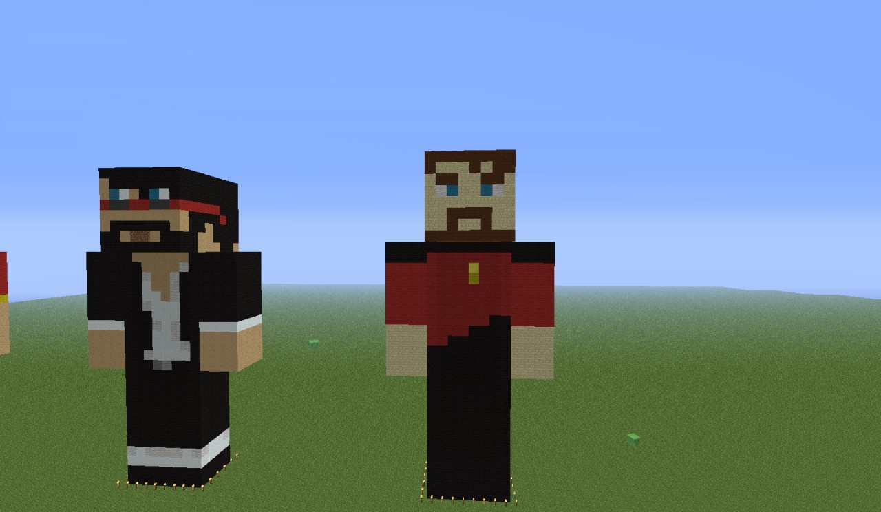 Yogscast Statues Minecraft Map