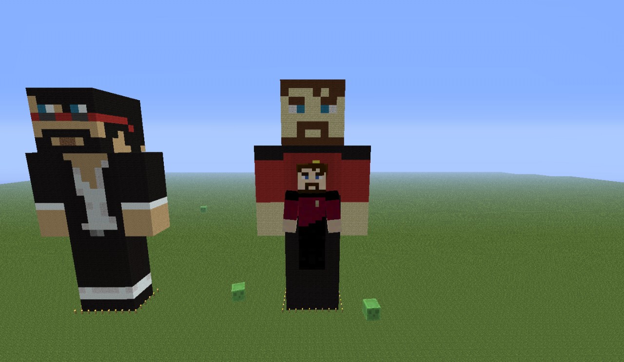 Yogscast Statues Minecraft Map