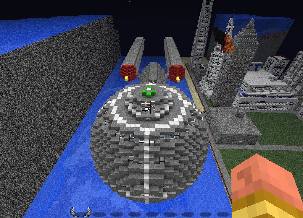 Mozzie Scale Daedalus class starship Minecraft Map