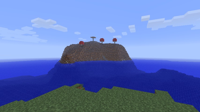 Mushroom world and seed Minecraft Map